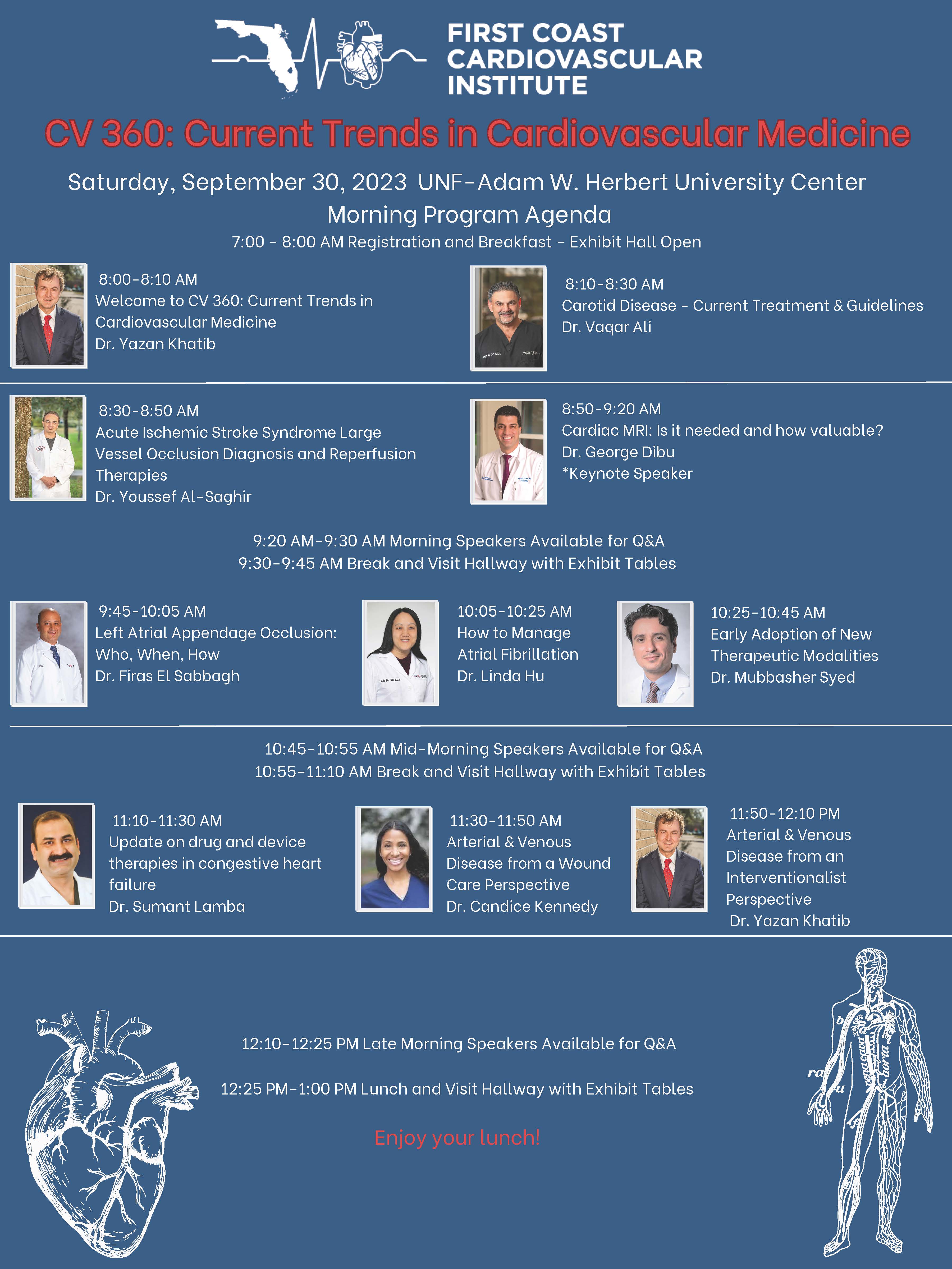 Agenda – Presented by First Coast Cardiovascular Institute